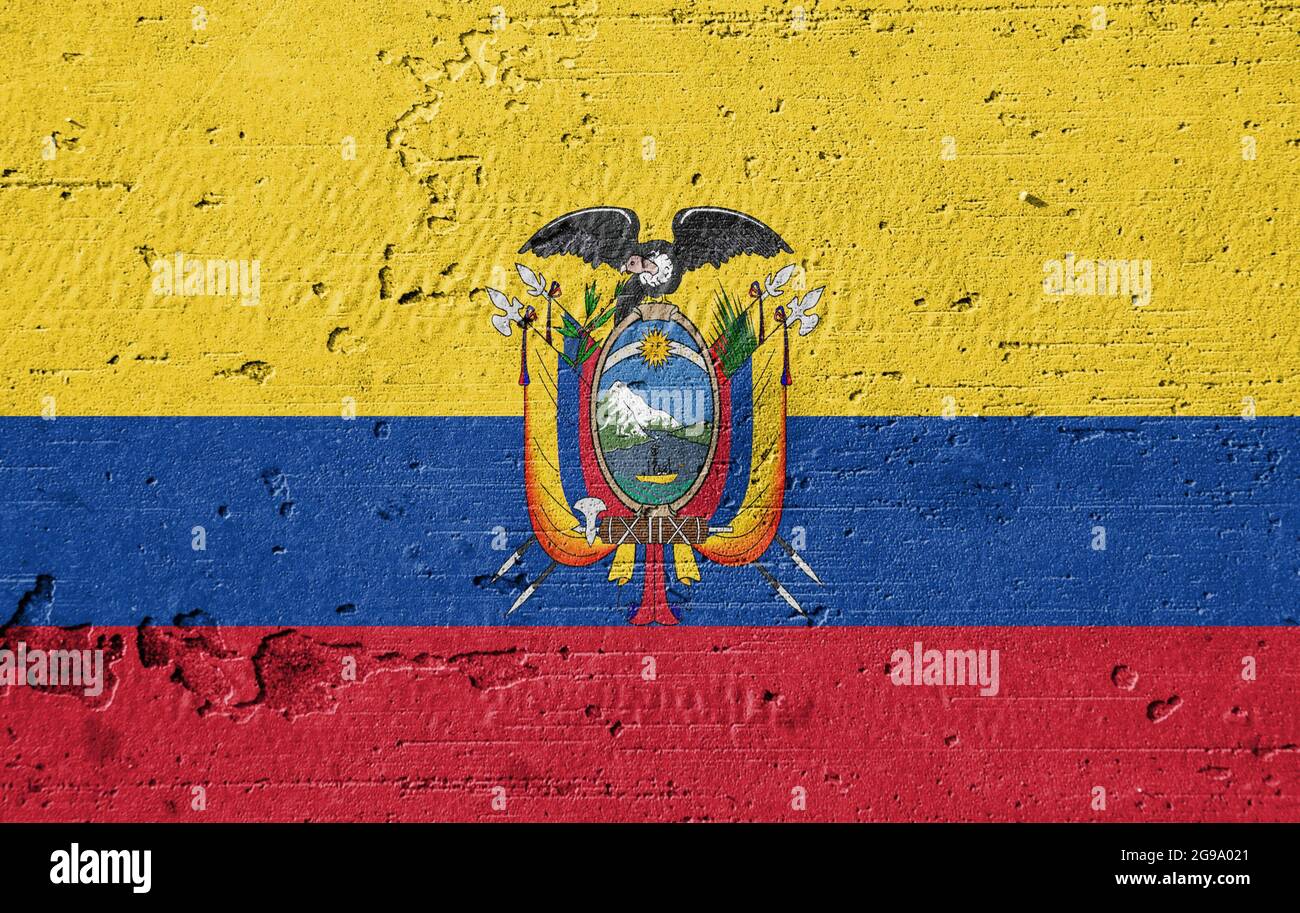 Country flag painted on the wall Stock Photo - Alamy