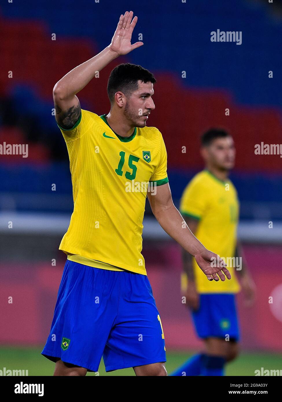 YOKOHAMA, JAPAN - JULY 25: Nino of Brazil during the Tokyo 2020 Olympic ...
