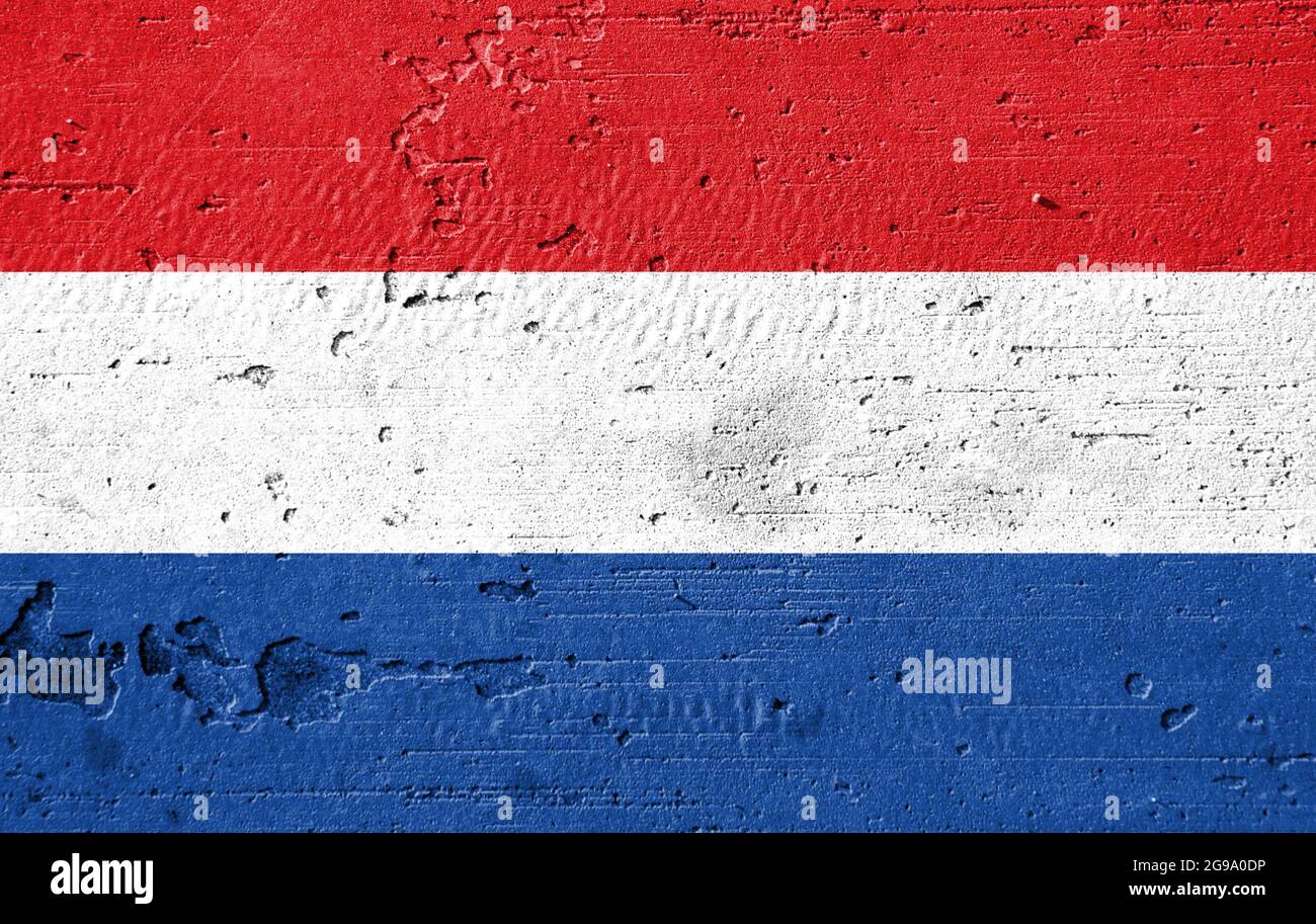 Country flag painted on the wall Stock Photo - Alamy
