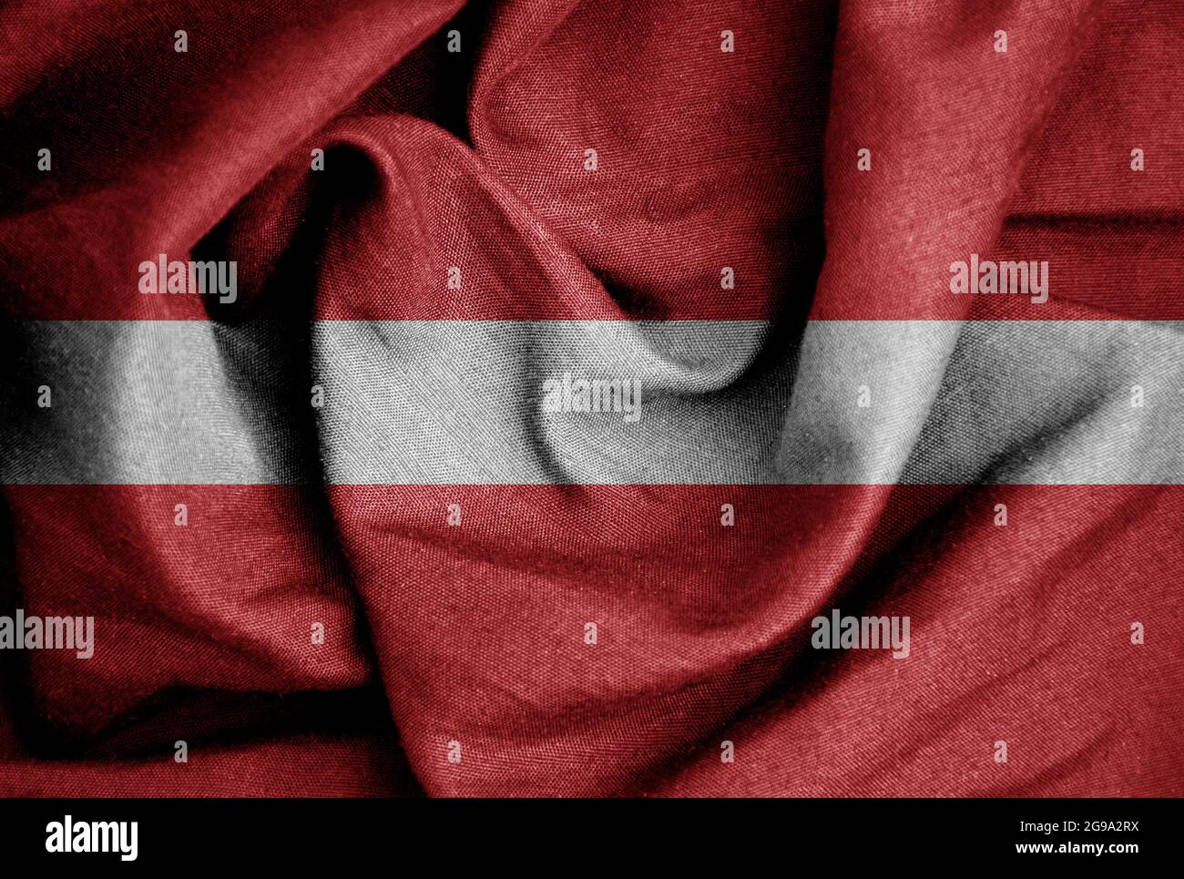 Flag texture on the silk background Stock Photo - Alamy