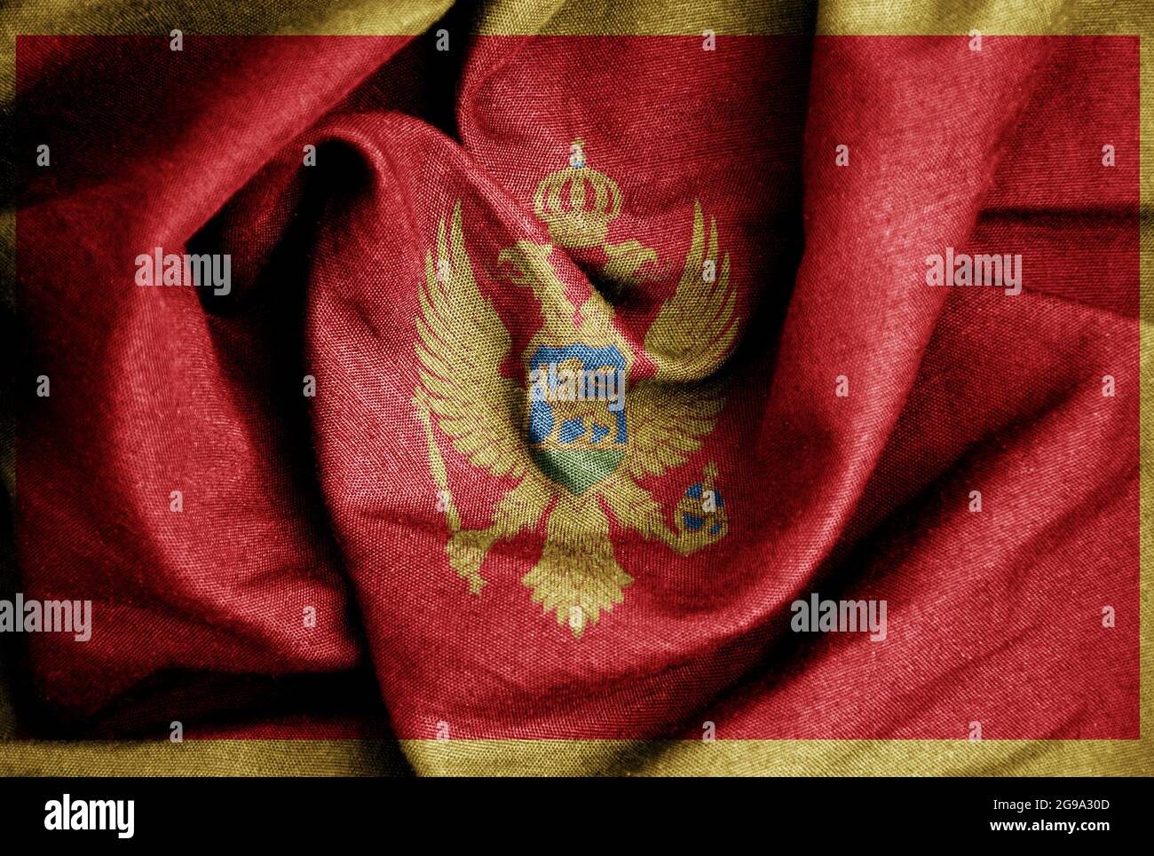 Flag texture on the silk background Stock Photo - Alamy