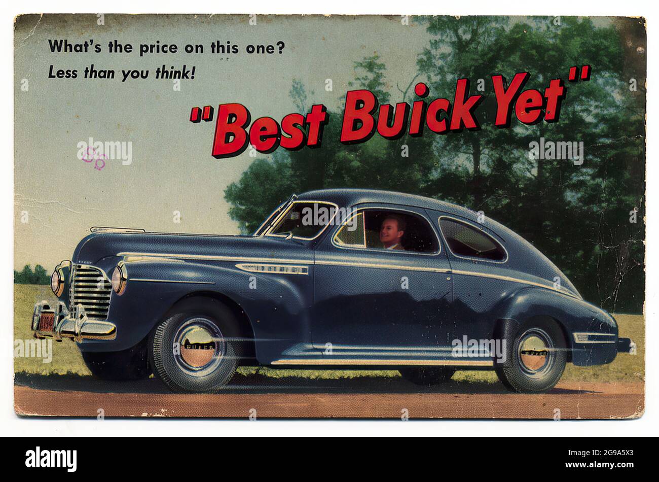Best Buick Yet - Postcard -Vintage advertising of classic American car ...