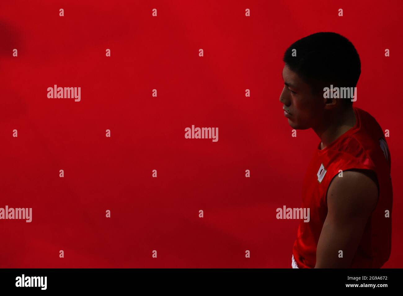 Tokyo, Japan. 25th July, 2021. Daisuke Narimatsu (JPN) Boxing : Men's ...