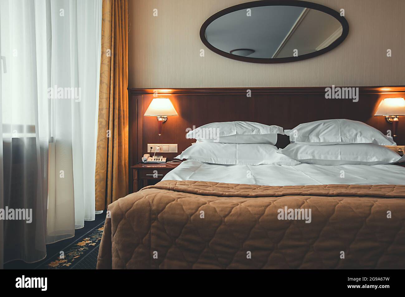 Classic Interior of a hotel room. Modern luxury design Stock Photo - Alamy