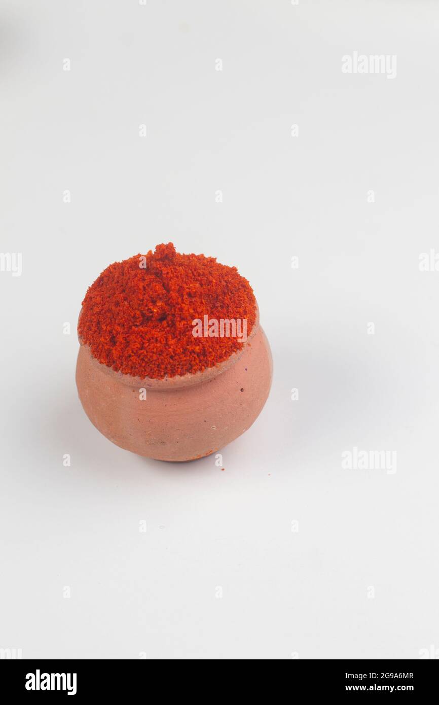 Indian Colourful Spices Also Know as Red Chilli Powder, Mirchi, Mirch ...