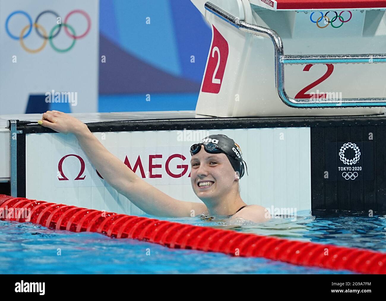 Tokio, Japan. 25th July, 2021. Swimming: Olympics, preliminaries, 400m ...