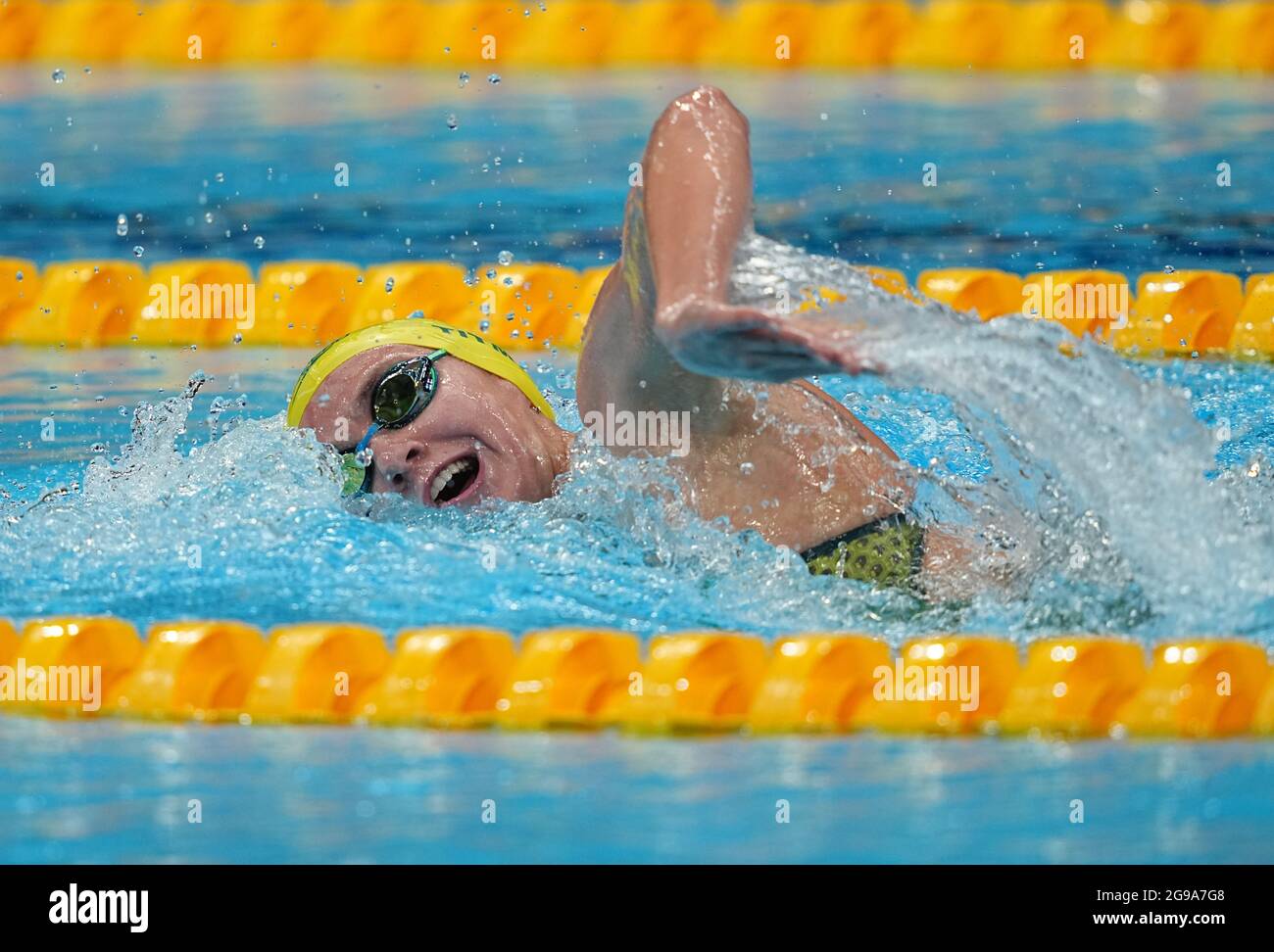 Tokio, Japan. 25th July, 2021. Swimming: Olympics, preliminaries, 400m ...