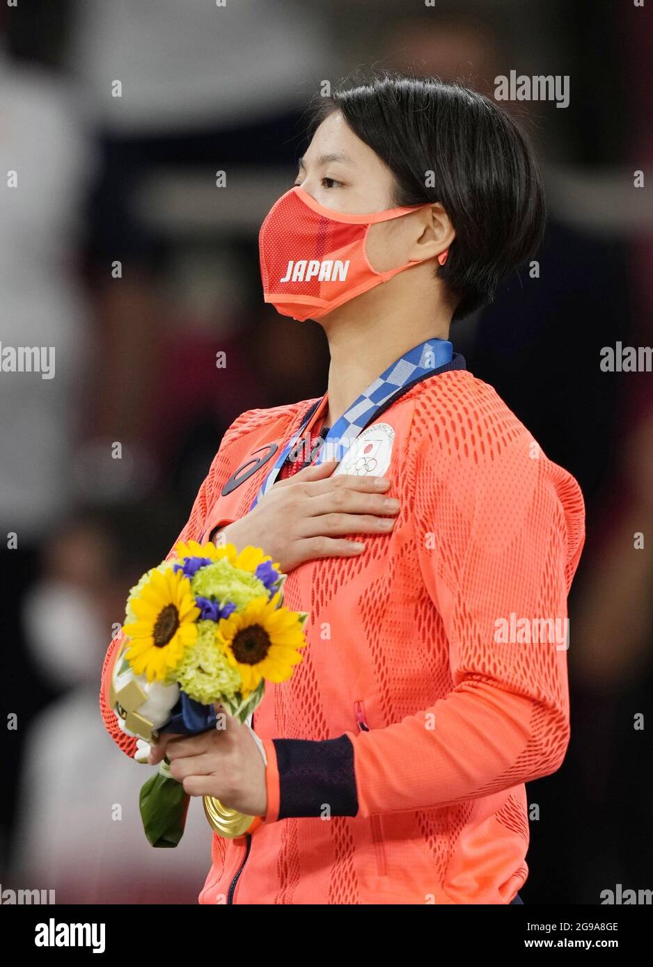 Tokyo, Japan. 25th July, 2021.Uta Abe of Japan is pictured on the ...