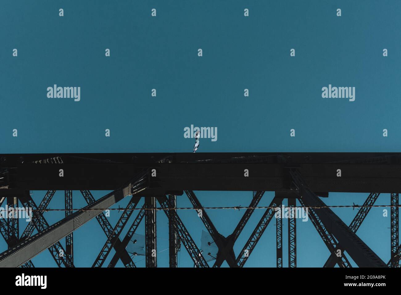 Sydney Harbour Bridge close up view, Sydney Stock Photo - Alamy