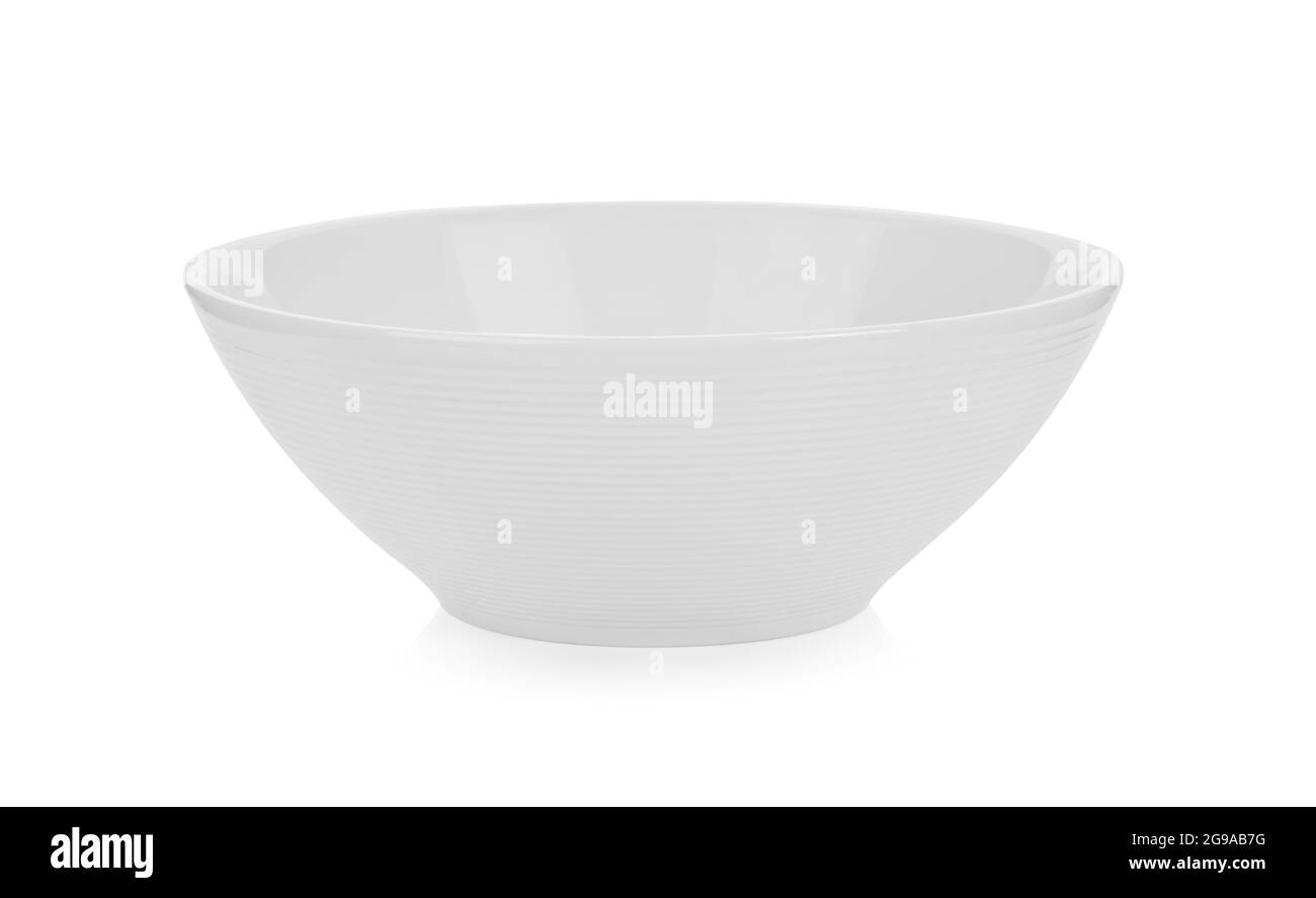 Empty white bowl top view Black and White Stock Photos & Images - Alamy