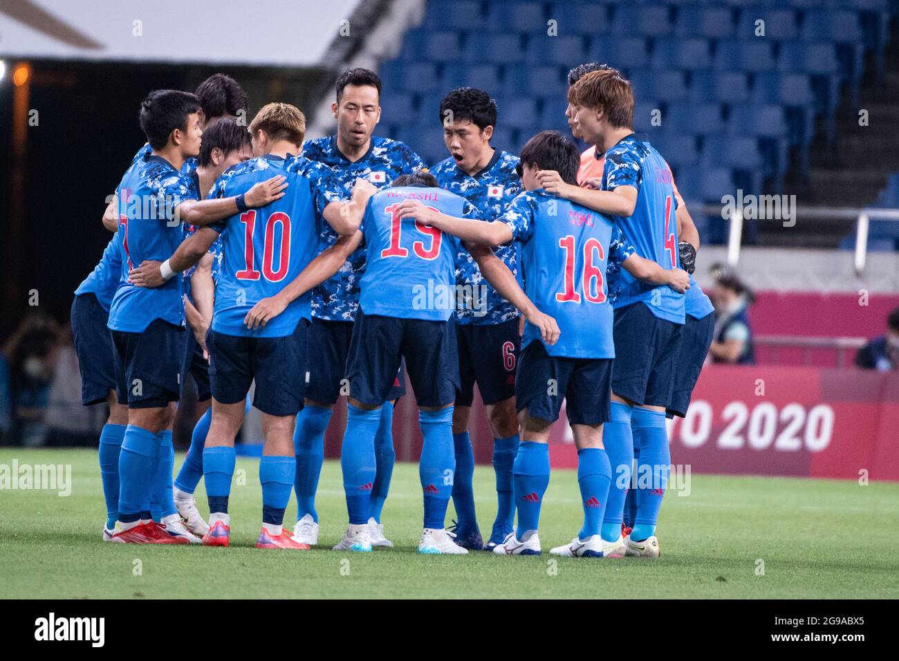 Japan team (JPN) Footaball, Japan vs Mexico Group A JULY 25, 2021 ...