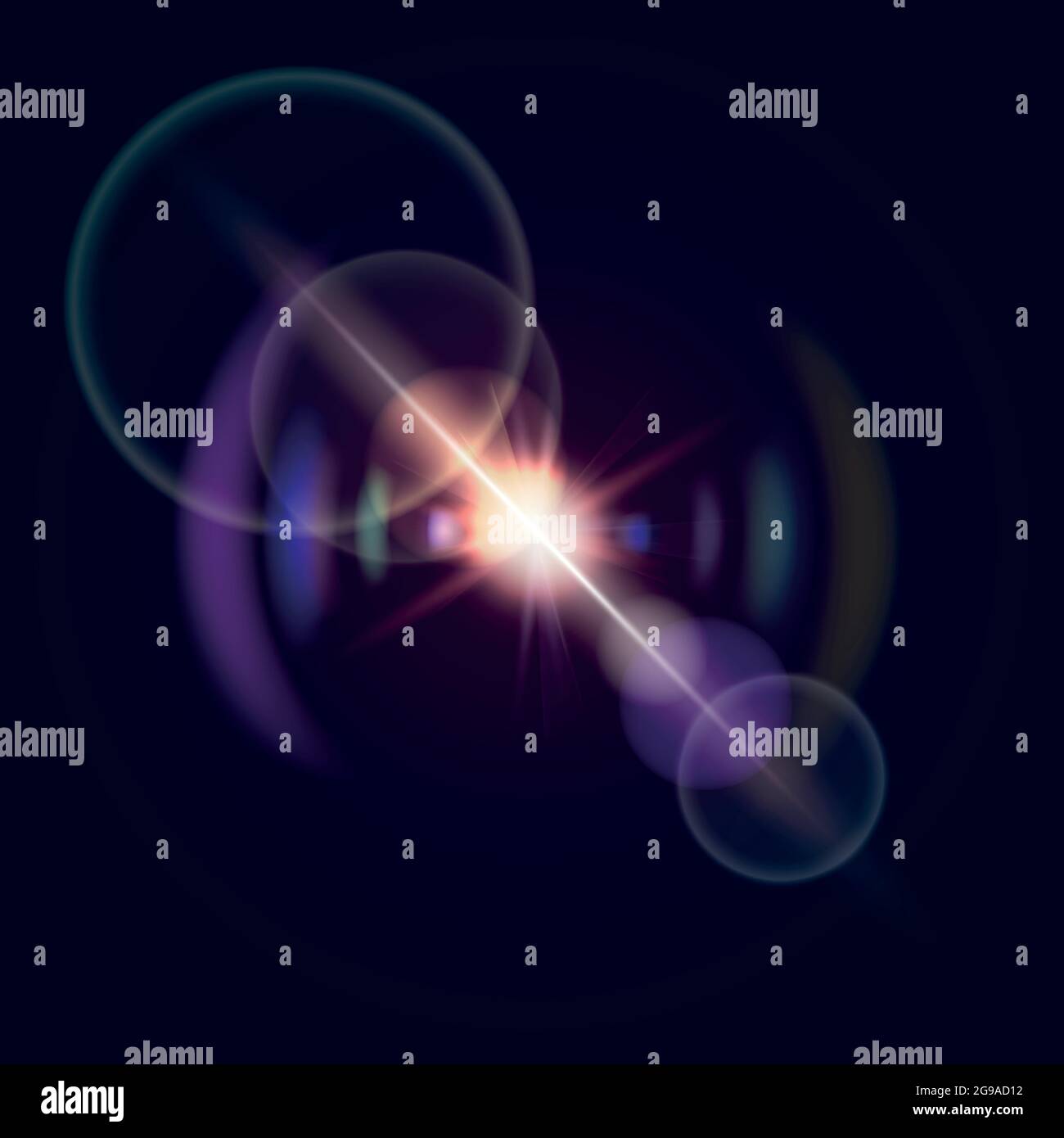 Lens Flare With Ghost High Resolution Stock Photography and Images - Alamy