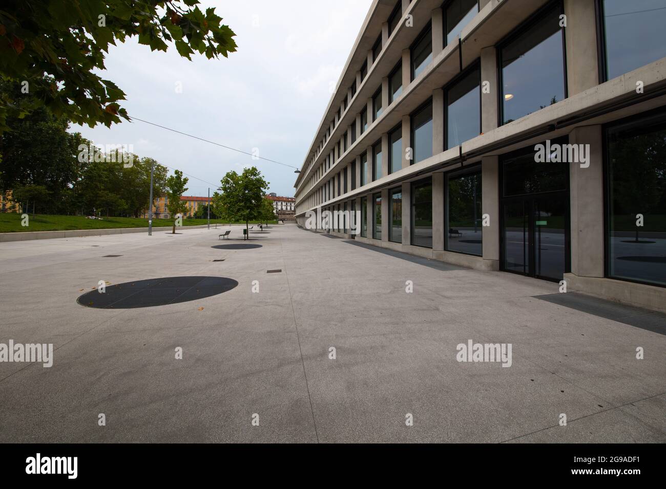 a wonderful view of the Microsoft Headquarters building, from the Boris ...