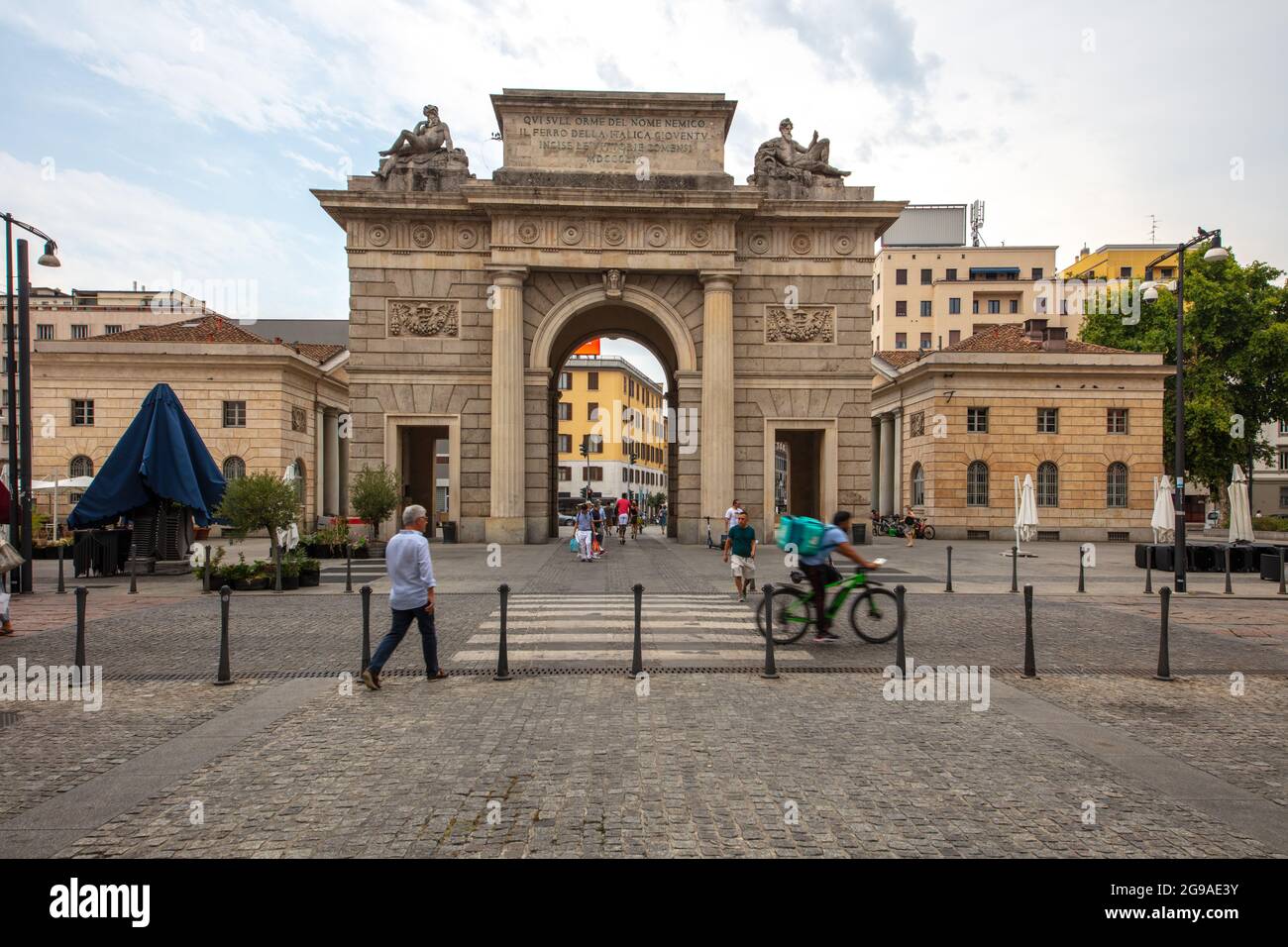 Porta garibaldi city gate tourism hi-res stock photography and images ...