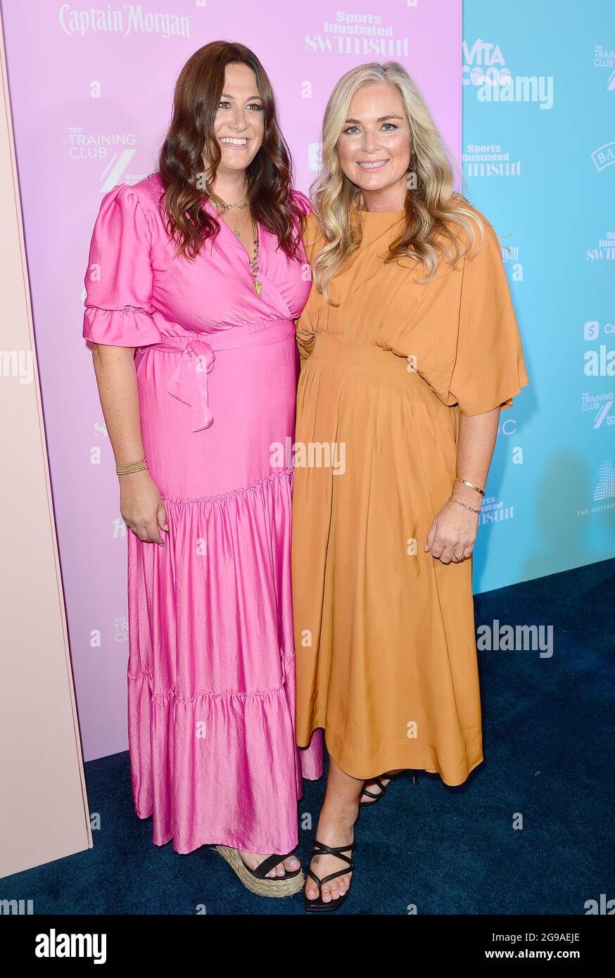 MJ Day attends Sports Illustrated Swimsuit 2021 Issue Cover Reveal ...