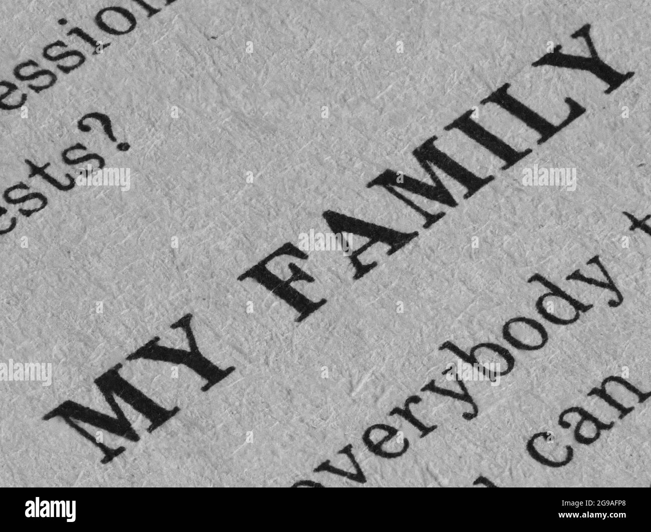 Printed paper texture Black and White Stock Photos & Images - Alamy