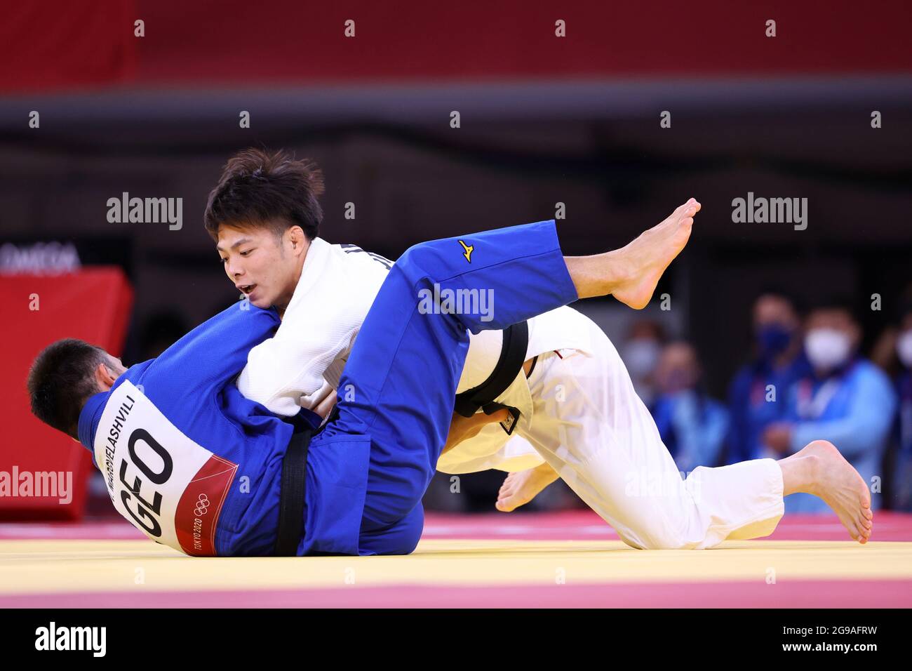 Tokyo, Japan. 25th July, 2021. Hifumi Abe (JPN) Judo : Men's -66kg ...