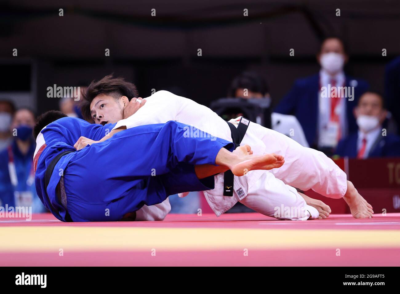Tokyo, Japan. 25th July, 2021. Hifumi Abe (JPN) Judo : Men's -66kg ...