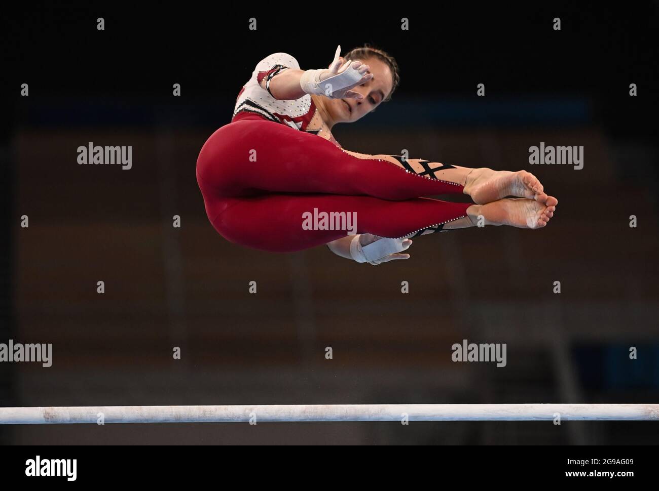 Tokio, Japan. 25th July, 2021. Gymnastics: Olympics, preliminary ...