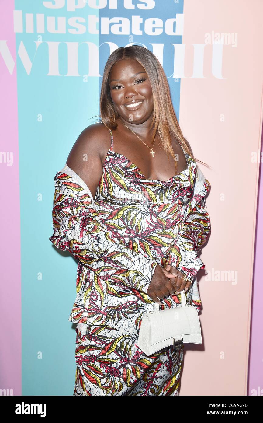Nyma Tang attends Sports Illustrated Swimsuit 2021 Issue Cover Reveal ...