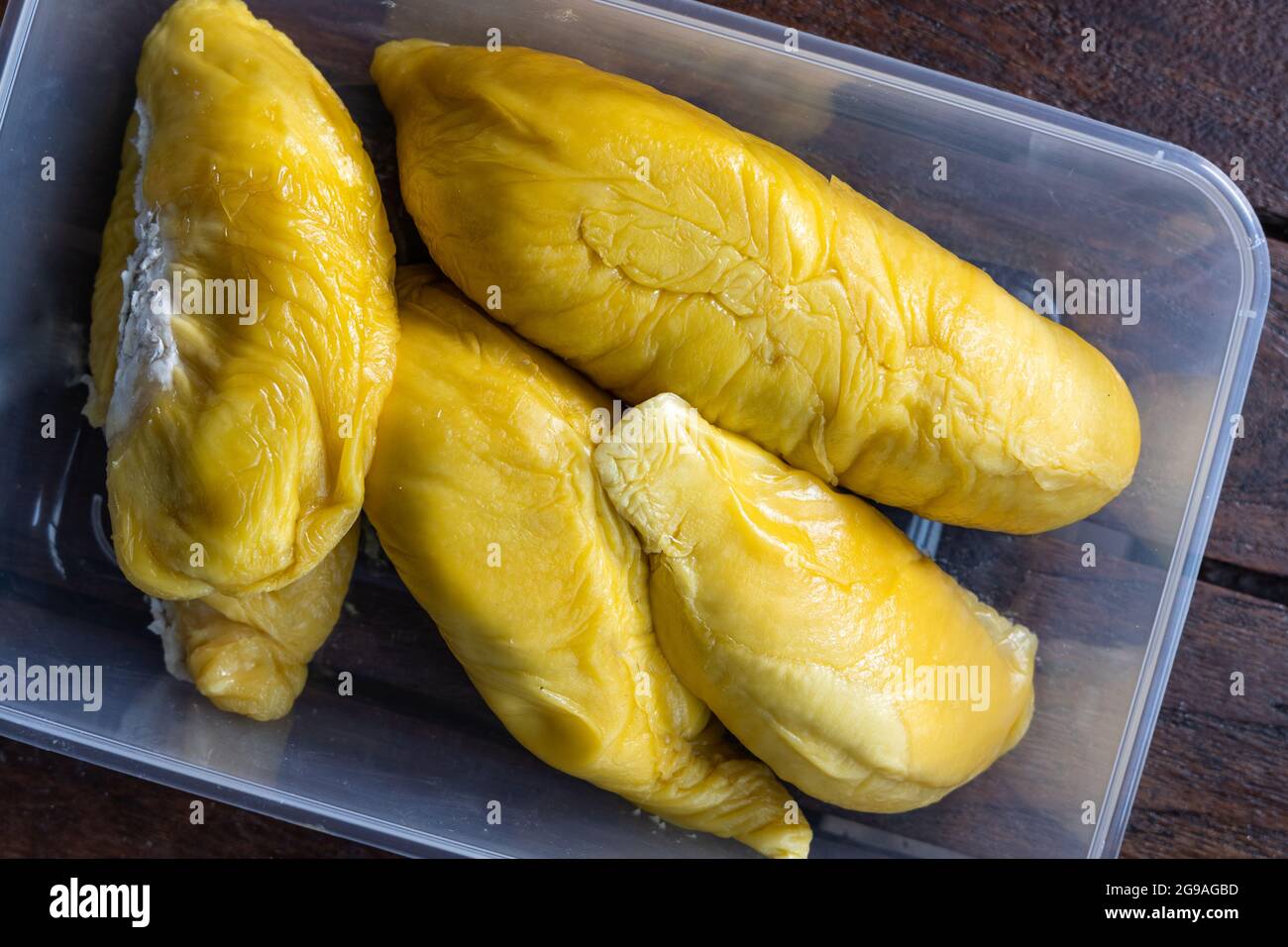 Durian golden flesh hi-res stock photography and images - Alamy