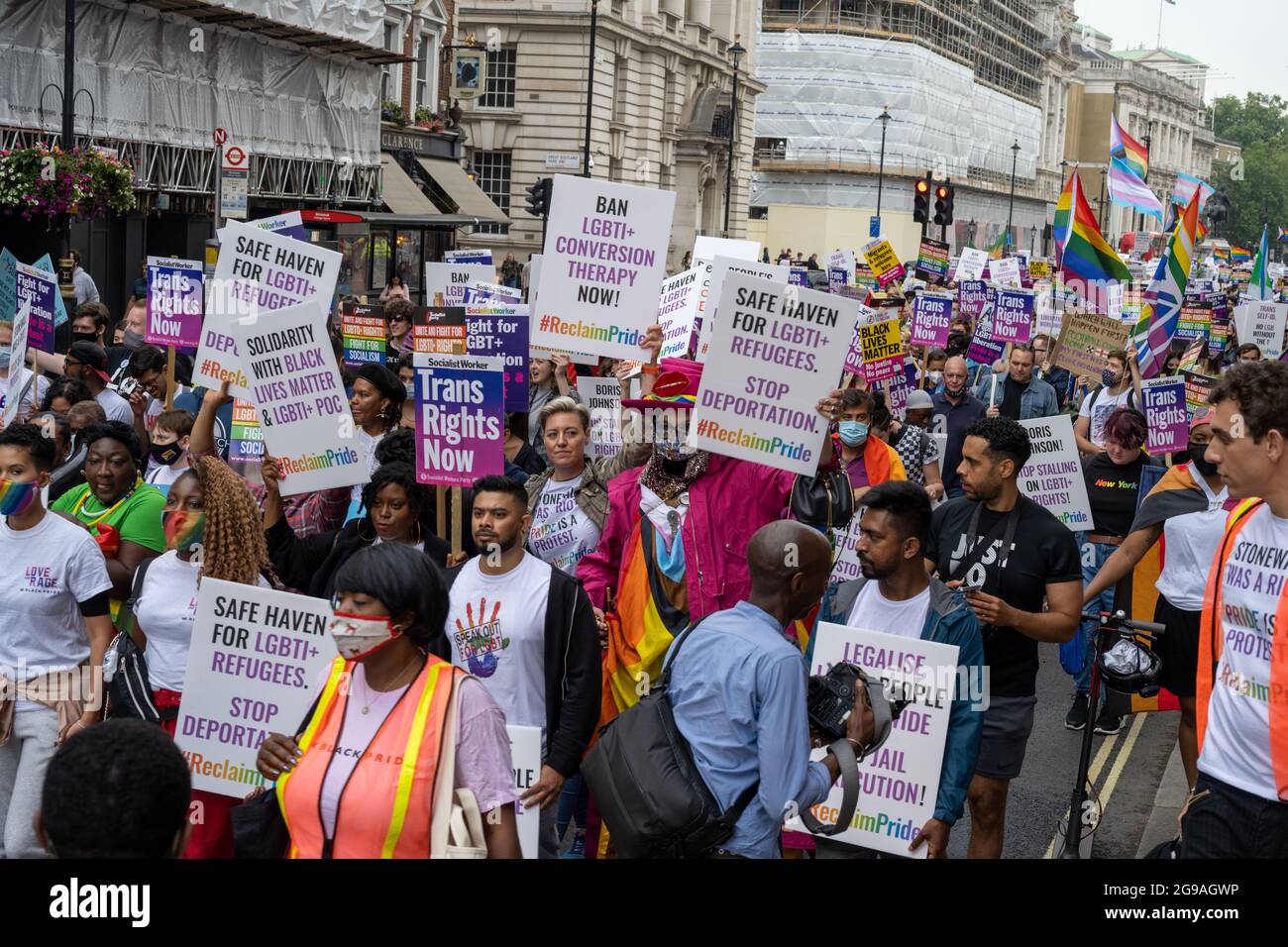 Trans rights protest london hi-res stock photography and images - Alamy