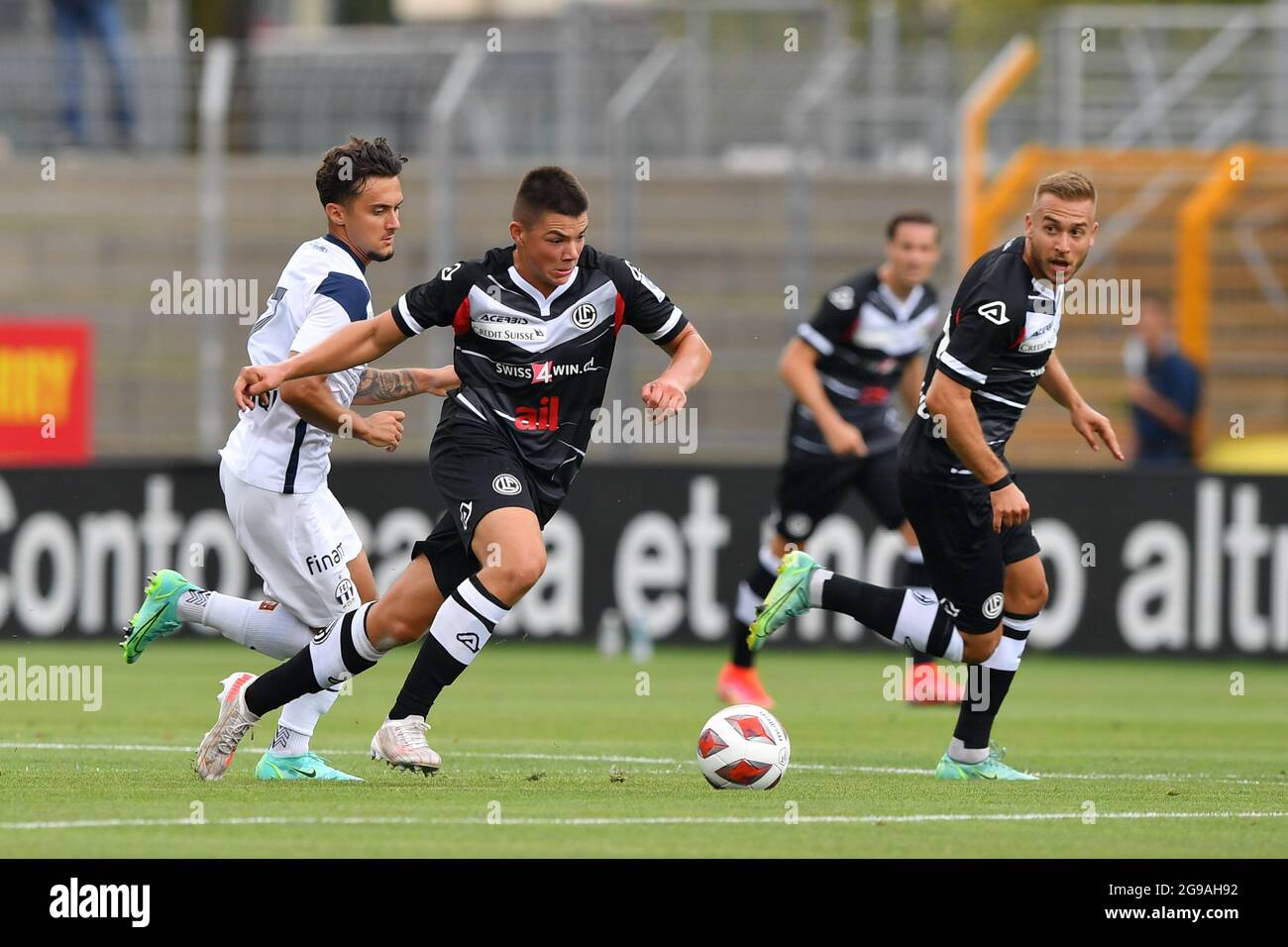 Nikolas Muci (#99 FC Lugano) during the Super League match between FC ...