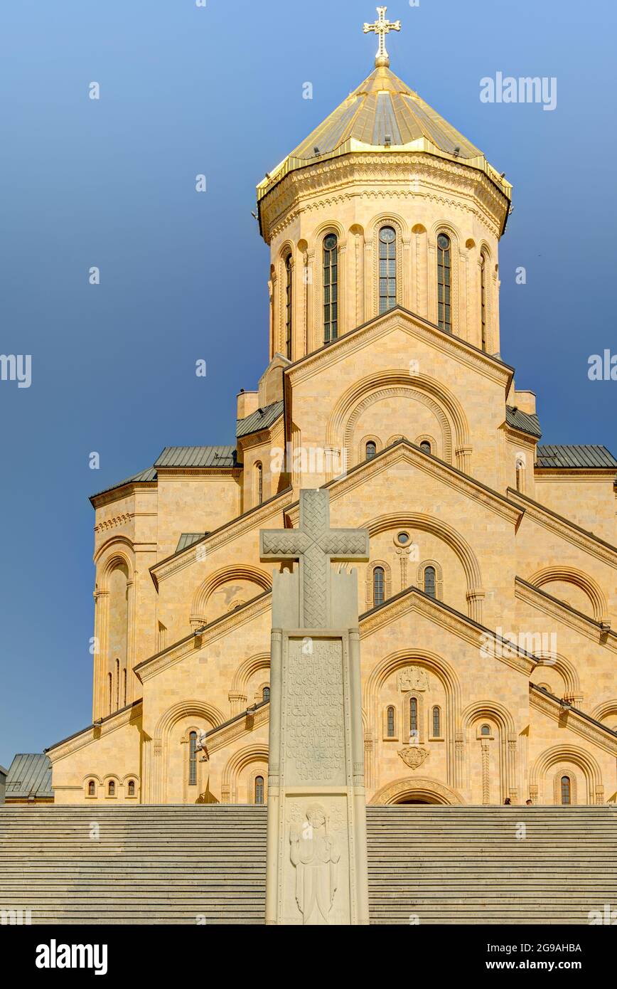 Cathedral of the Holy Trinity, Tbilisi, Georgia Stock Photo - Alamy