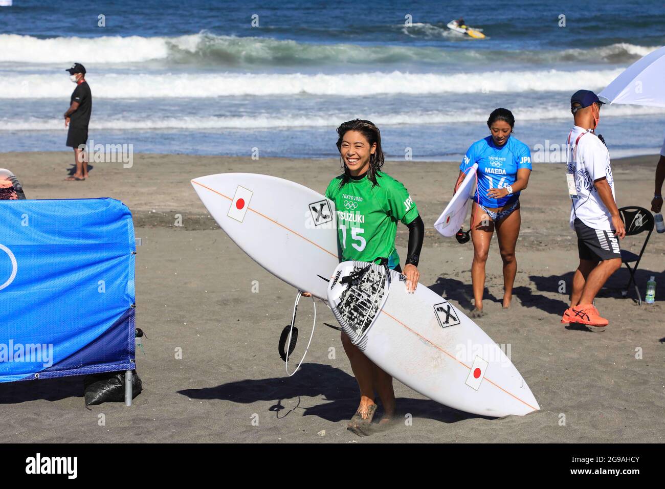 Chiba, Japan. 25th July, 2021. Amuro Tsuzuki(JPN) Surfing : Men's Round ...