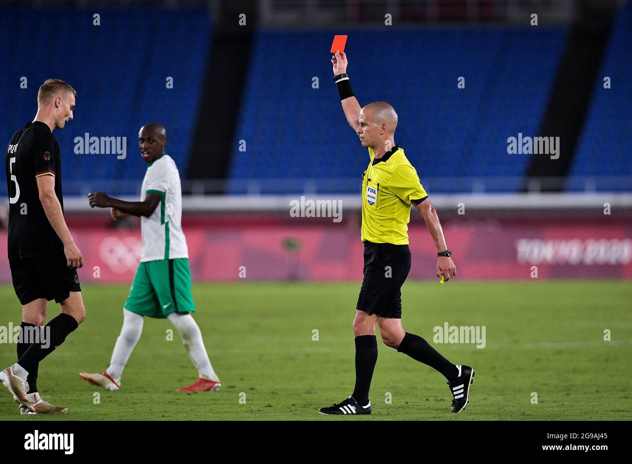 Yokohama, Japan. 25th July, 2021. YOKOHAMA, JAPAN - JULY 25: Amos ...