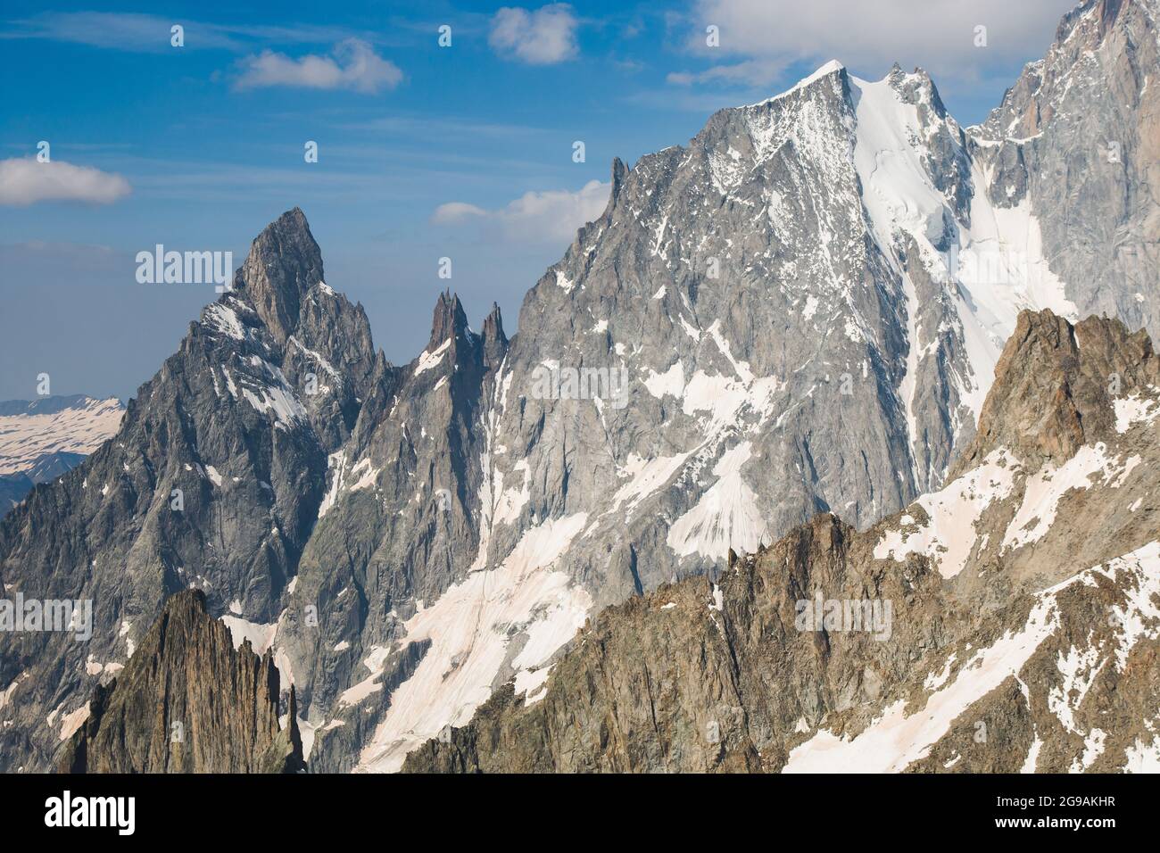 Panoramic view of Mont Blanc Skyway in Aosta Valley, Italy. Amazing ...