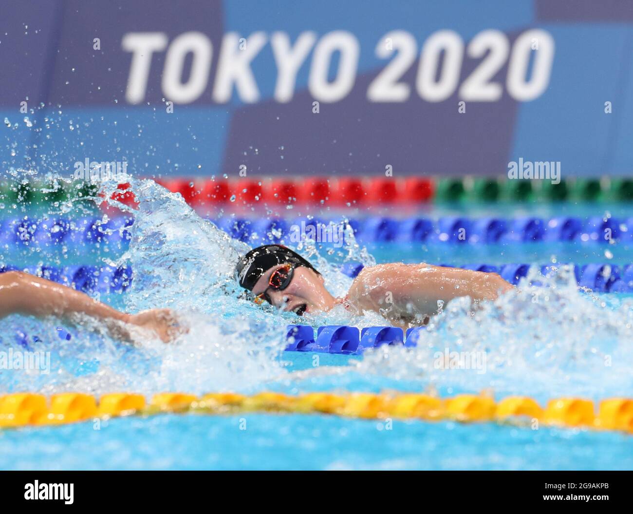 Tokyo, Japan. 25th July, 2021. Tang Muhan of China competes during the ...