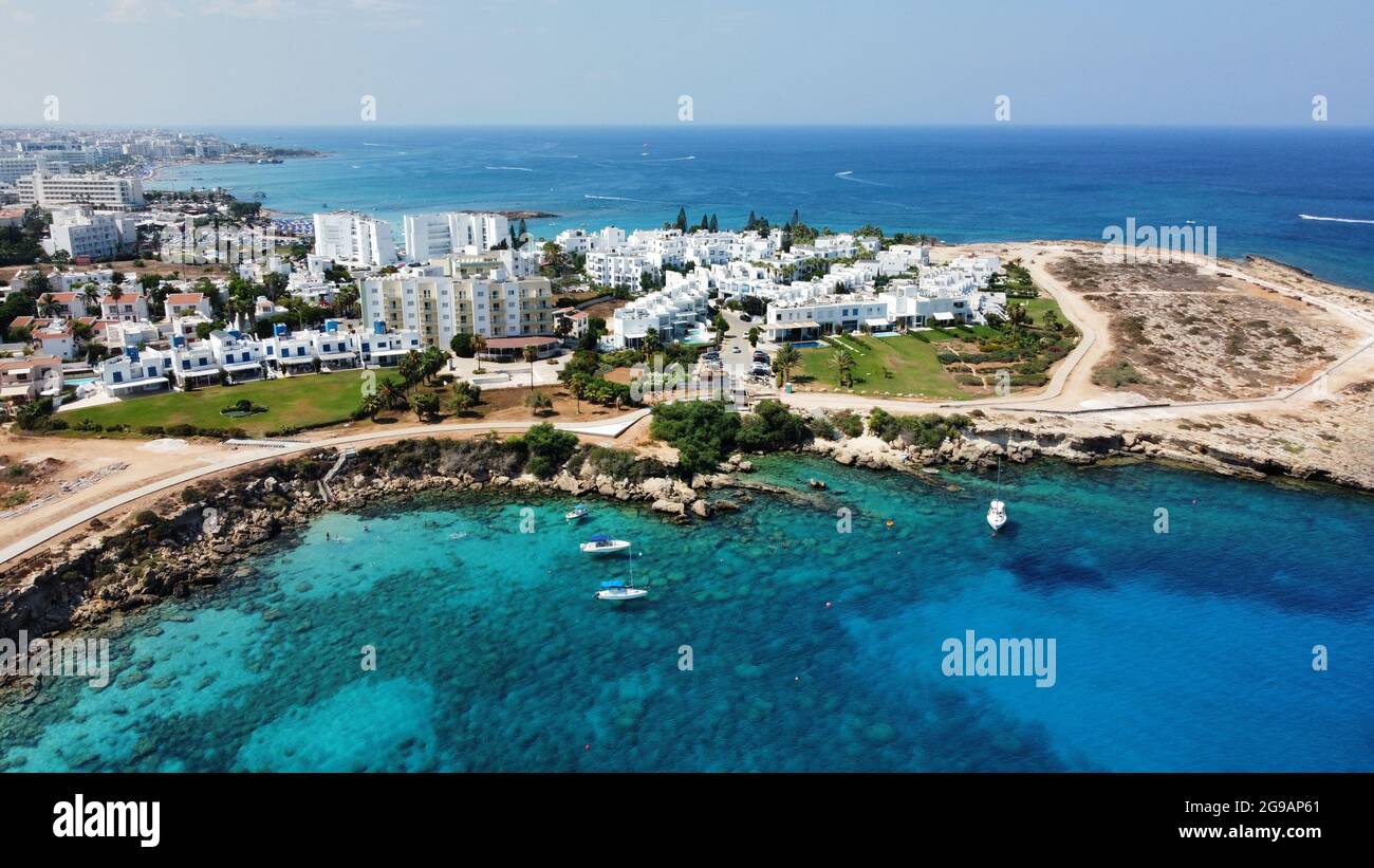 Protaras aerial hi-res stock photography and images - Alamy