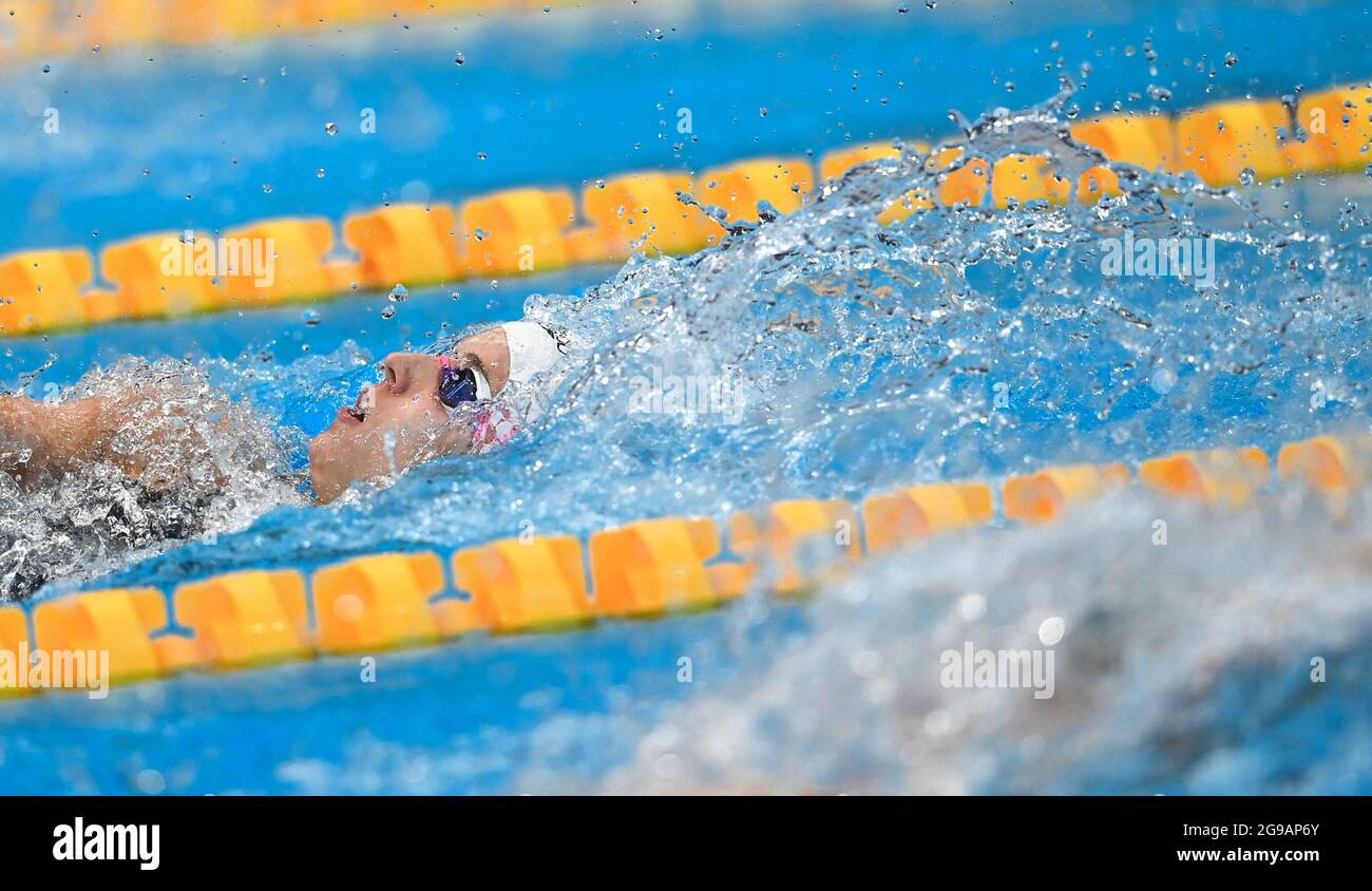 Tokyo, Japan. 25th July, 2021. Regan Smith of the United States ...