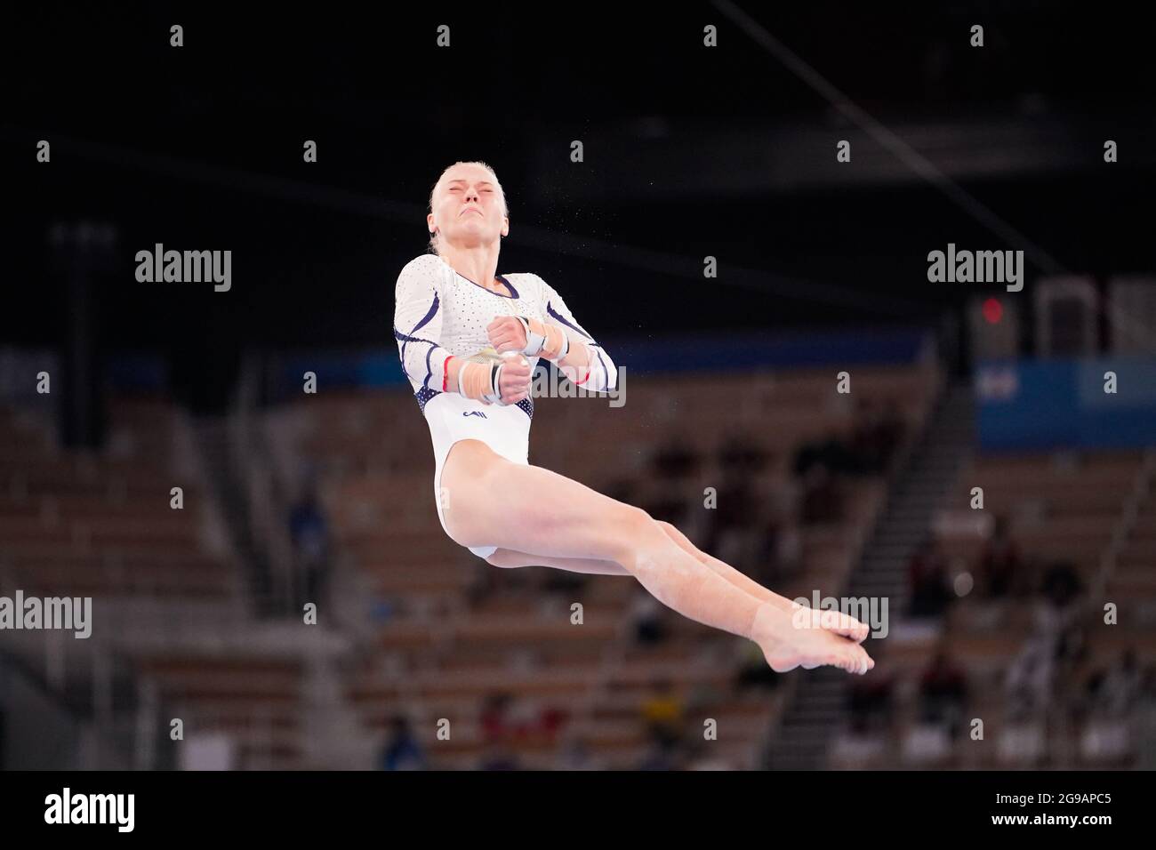 Tokyo, Japan. 25th July, 2021. Aline Friess (FRA) Gymnastics - Artistic ...