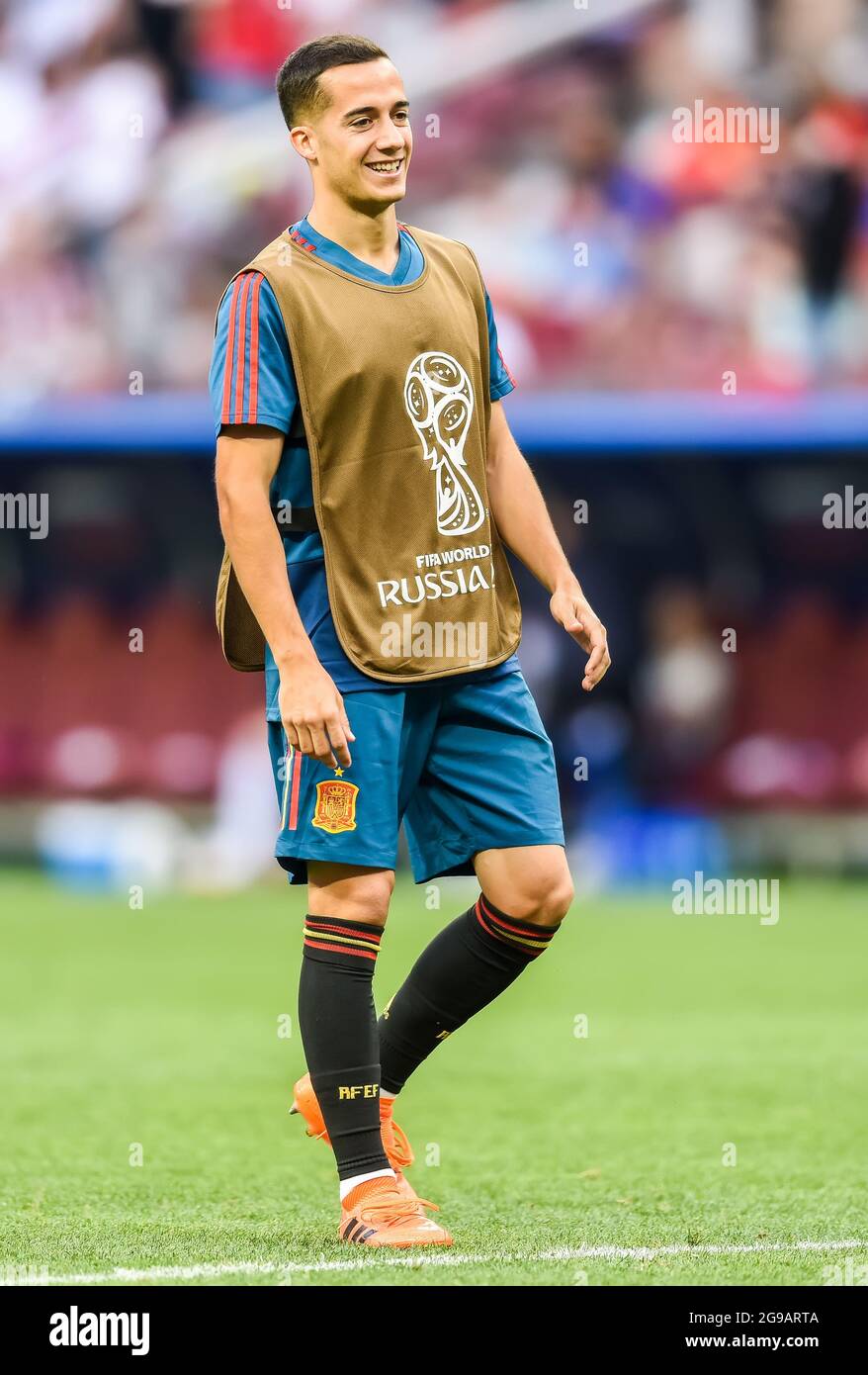 Moscow, Russia – July 1, 2018. Spain national football team substitute ...