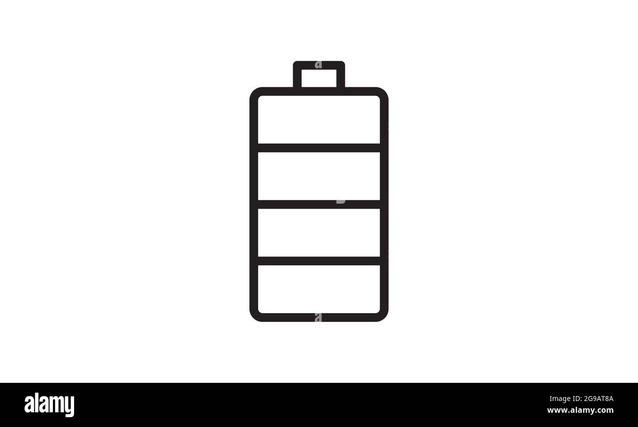 Charge battery low icon Cut Out Stock Images & Pictures - Alamy