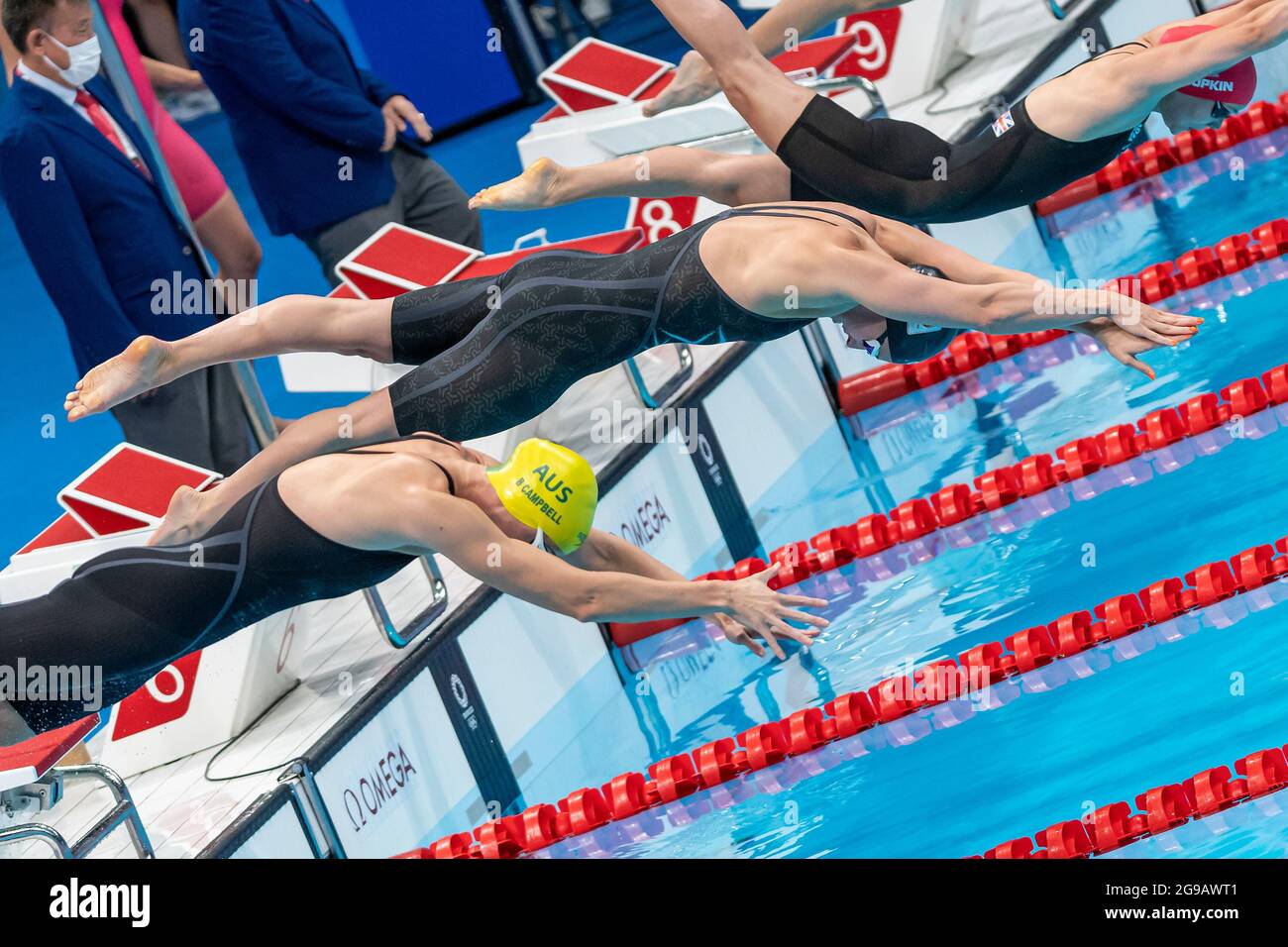 TOKYO, JAPAN - JULY 25: Kim Busch of Netherlands competing in the women ...