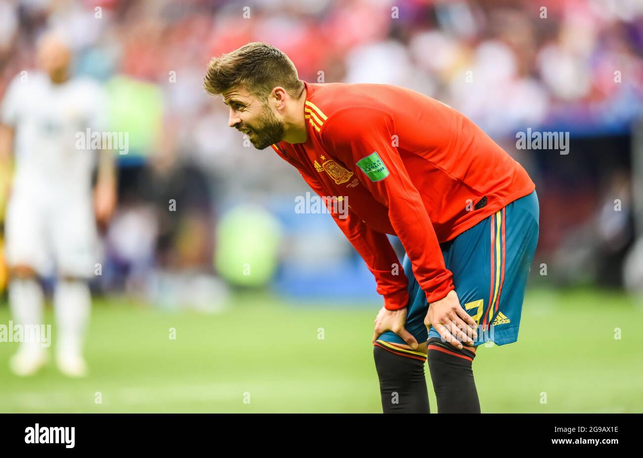 Moscow, Russia - July 1, 2018. Spain national football team defender ...
