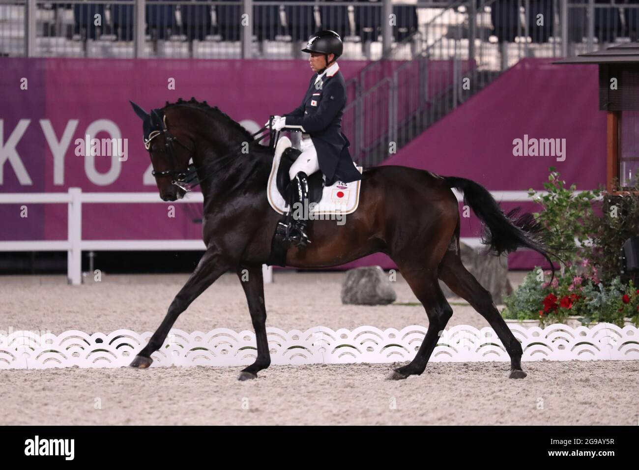 Tokio, Japan. 25th July, 2021. Equestrian Sport/Dressage: Olympia ...