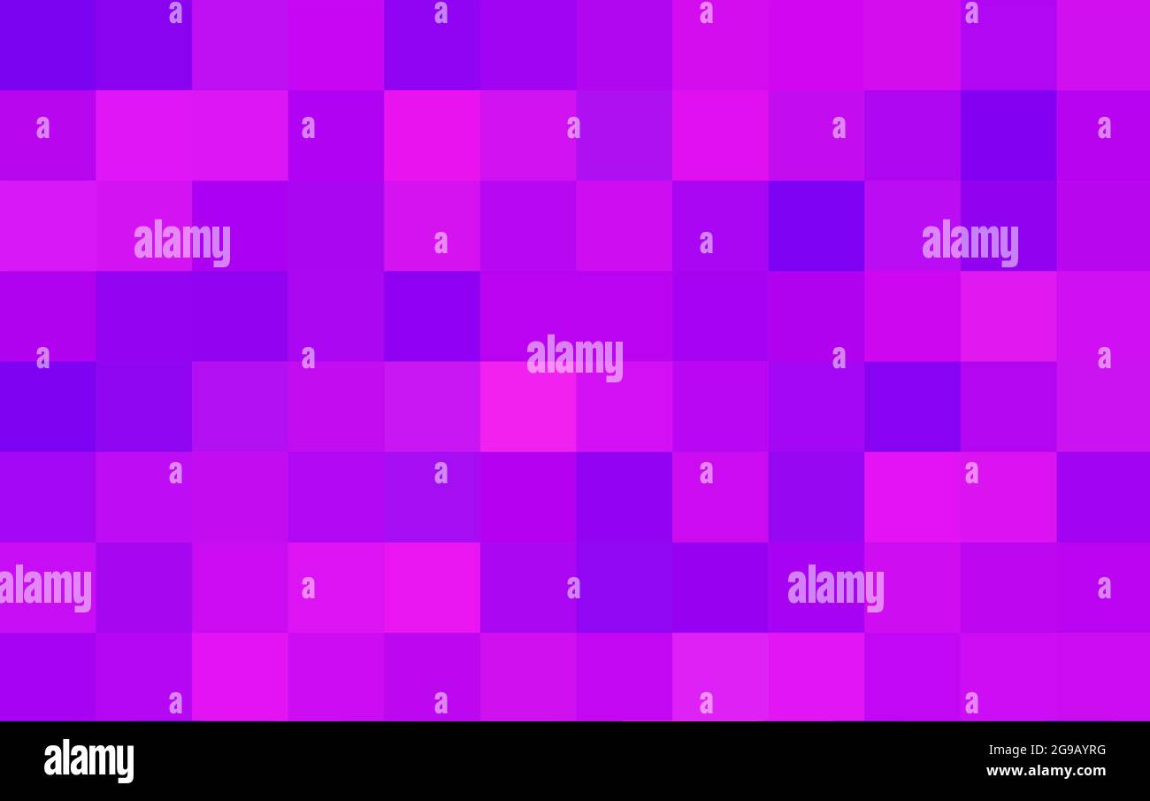 Abstract pixel purple background. Geometric texture from purple squares ...