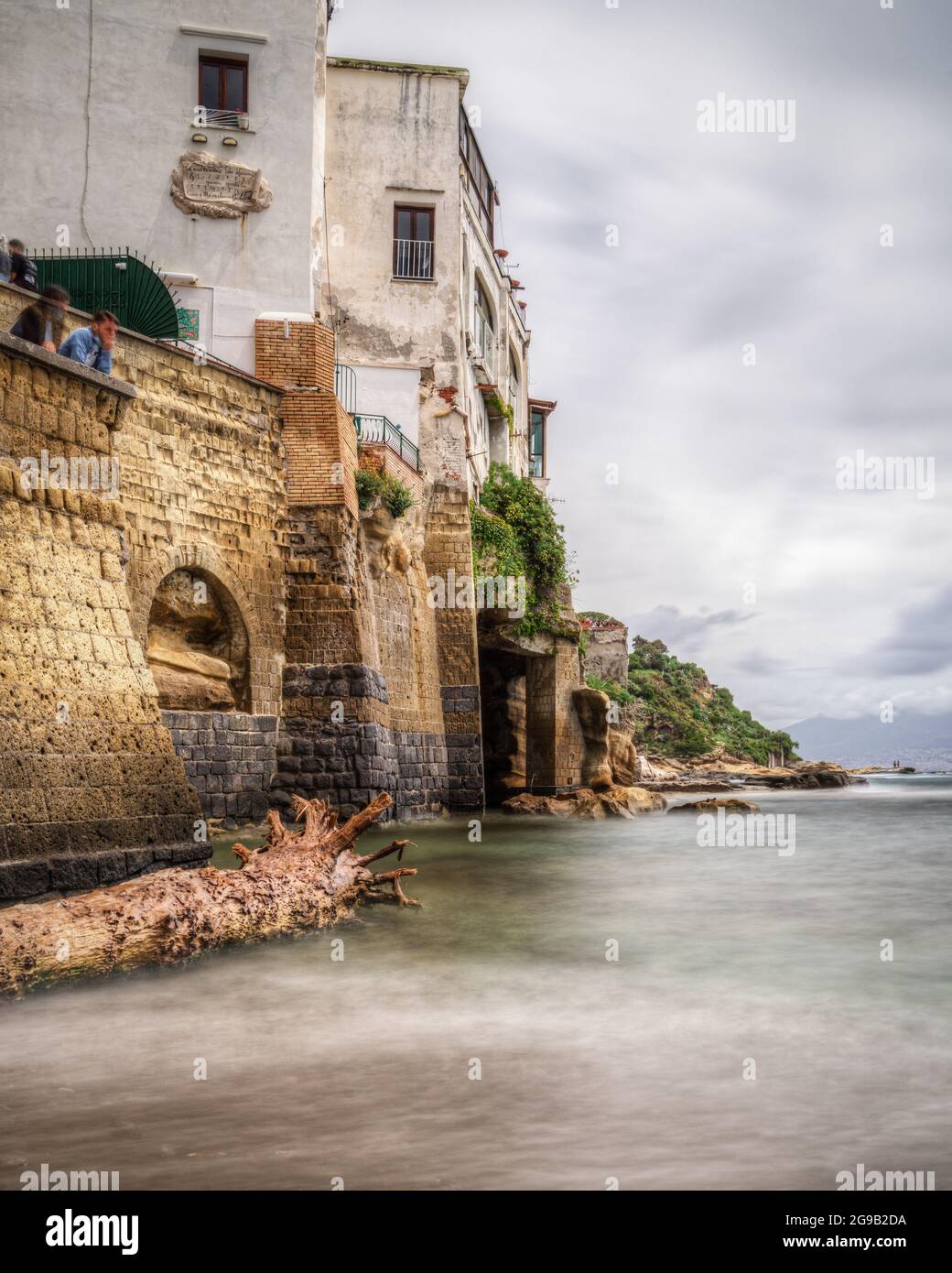 The famous “Fenestrella of Marechiaro” a picturesque touristic landmark ...
