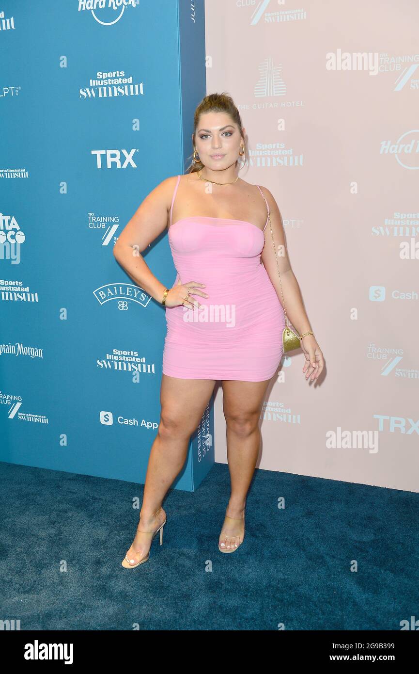 Gabriella Halikas attends Sports Illustrated Swimsuit 2021 Issue ...