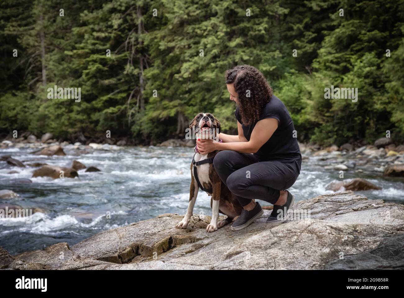 Canadian female boxer hi-res stock photography and images - Alamy