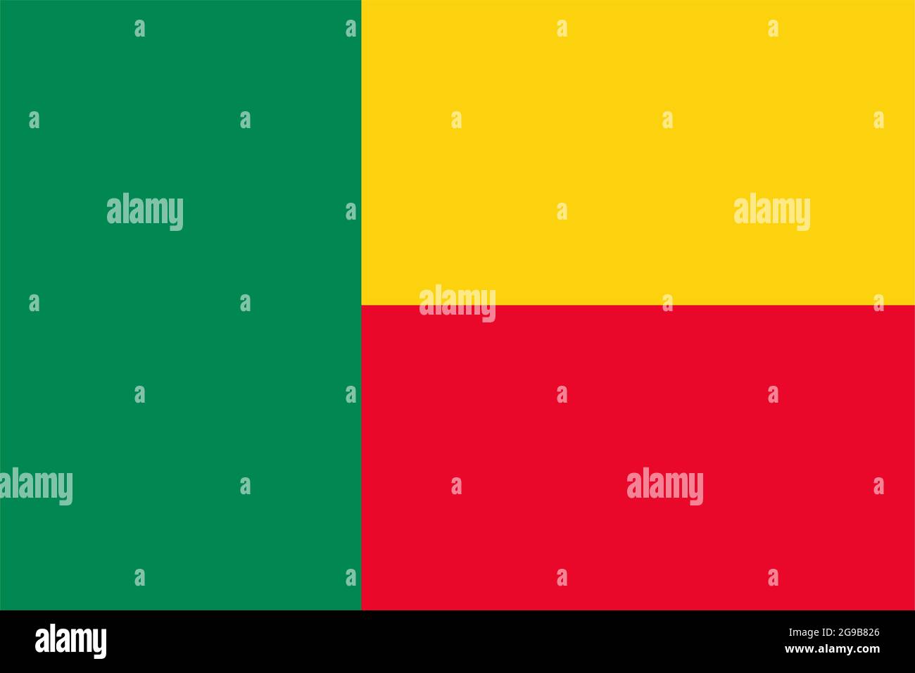 the Beninese national flag of Benin, Africa Stock Vector Image & Art ...