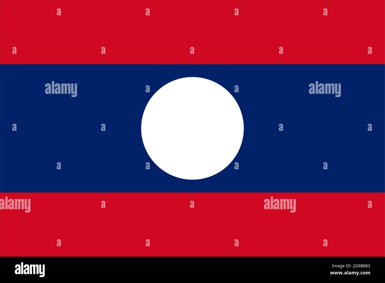 the Lao national flag of Laos, Asia Stock Vector Image & Art - Alamy
