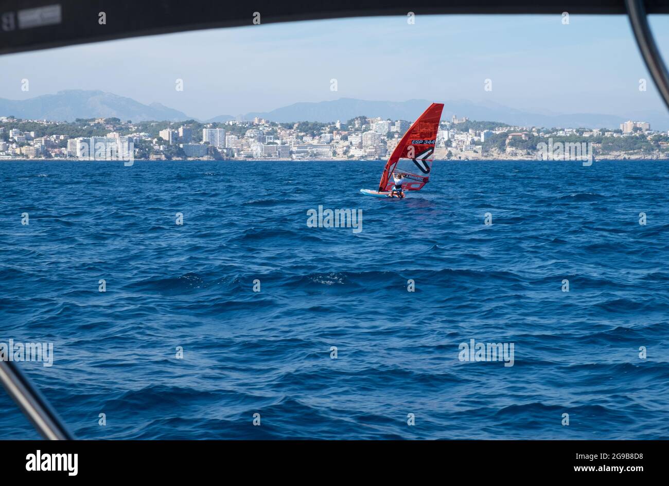 Sailing in Mallorca, Mallorca, Balearic Islands Stock Photo - Alamy