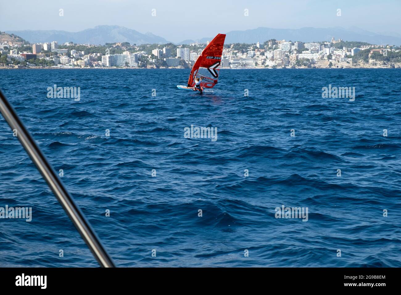 Sailing in Mallorca, Mallorca, Balearic Islands Stock Photo - Alamy