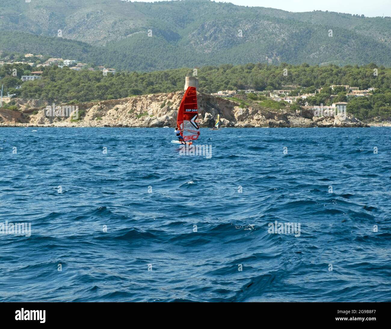 Sailing in Mallorca, Mallorca, Balearic Islands Stock Photo - Alamy