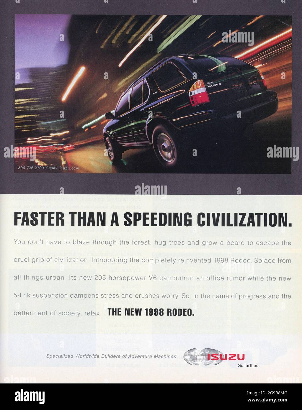 Full Page Advertisement from Life Magazine, Spring 1998 double issue ...